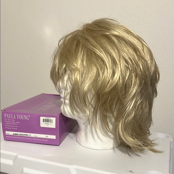 Hair | Tan Layered Wig With Feathered Texture | Poshmark